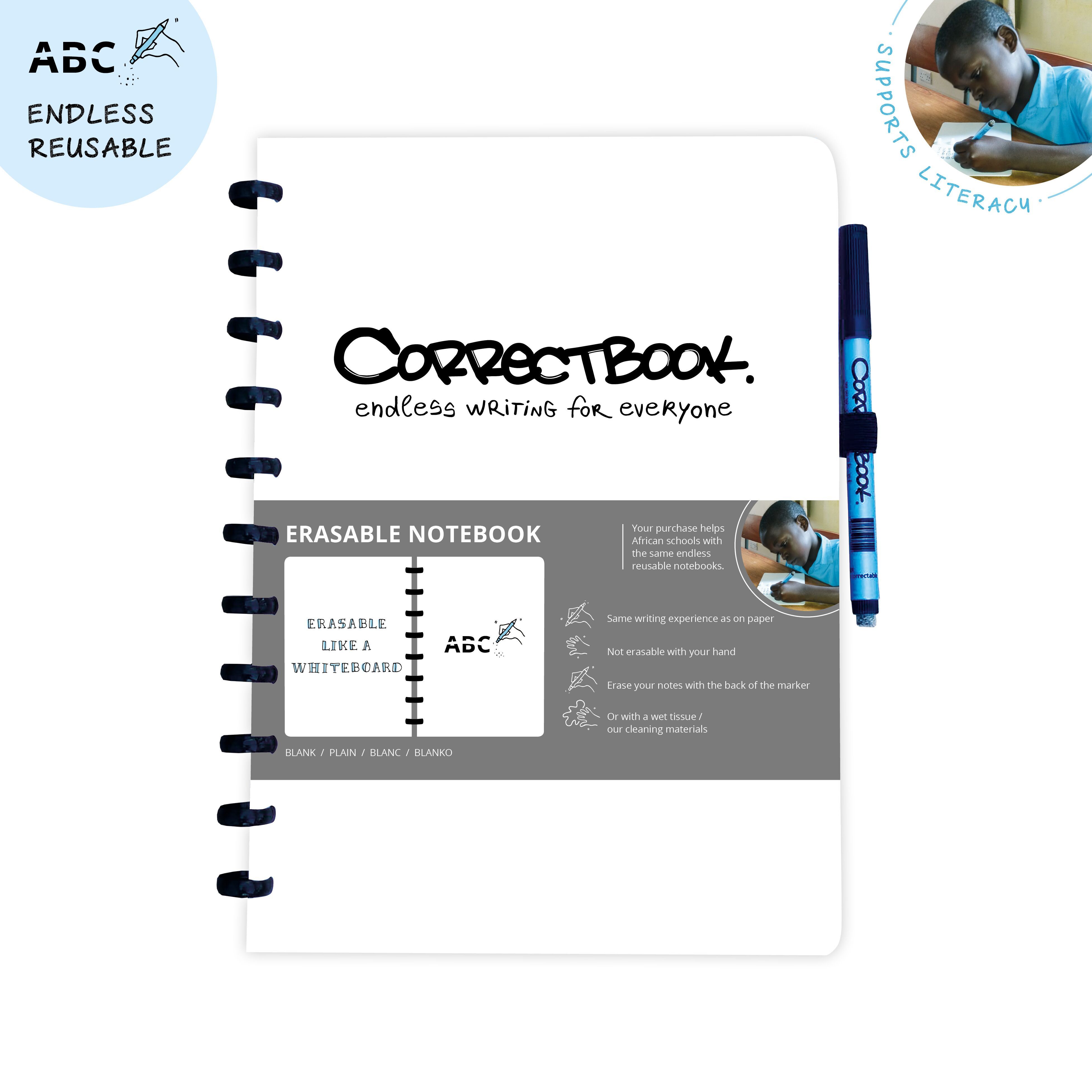 Correctbook Correctbook Notitieblok A4- wit blanco | Eco-Logisch webshop