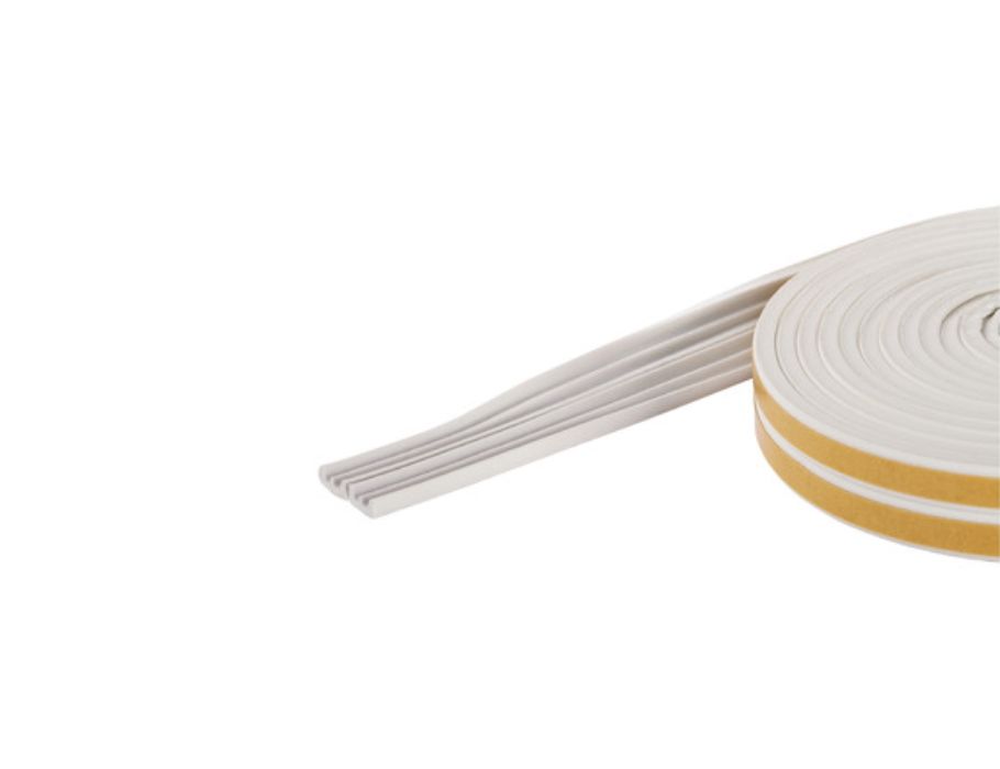 Zelfklevende witte tochtband E-profiel 50m fix-o-moll | Eco-Logisch ...