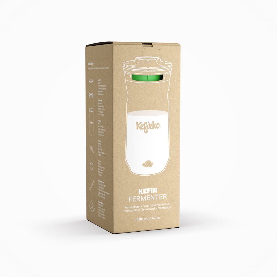 Kefirko Melk en Water Kefir maker 1400ml. | Eco-Logisch webshop