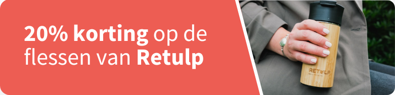 Retulp: Duurzame en Eco drinkflessen en thermosbekers en biobased bidons